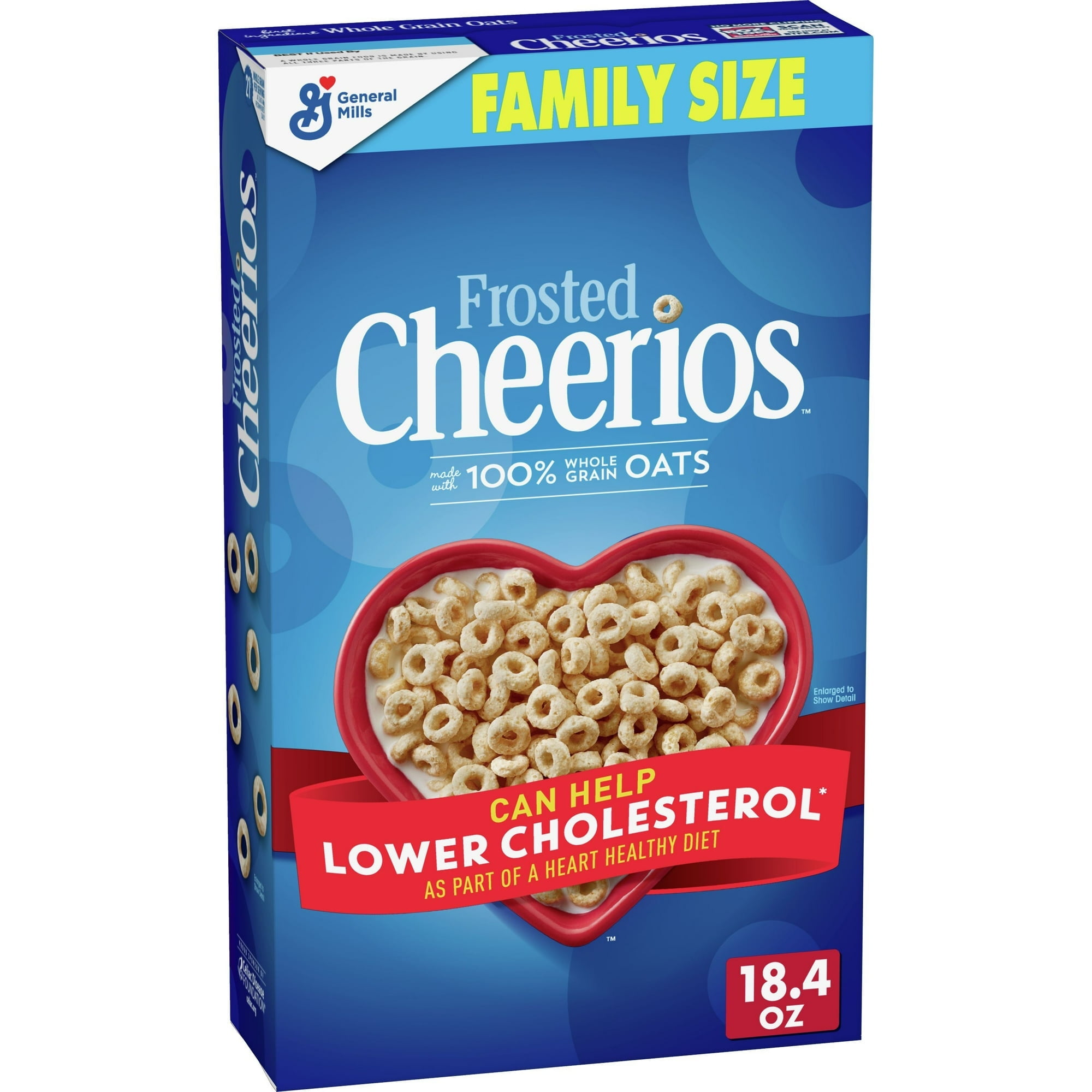 Frosted Cheerios, Heart Healthy Cereal, Family Size, 18.4 OZ - Walmart.com