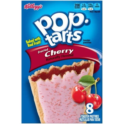 , Frosted Cherry Toaster Pastries, 8 Count, 14.7oz Box (Pack of 6 ...