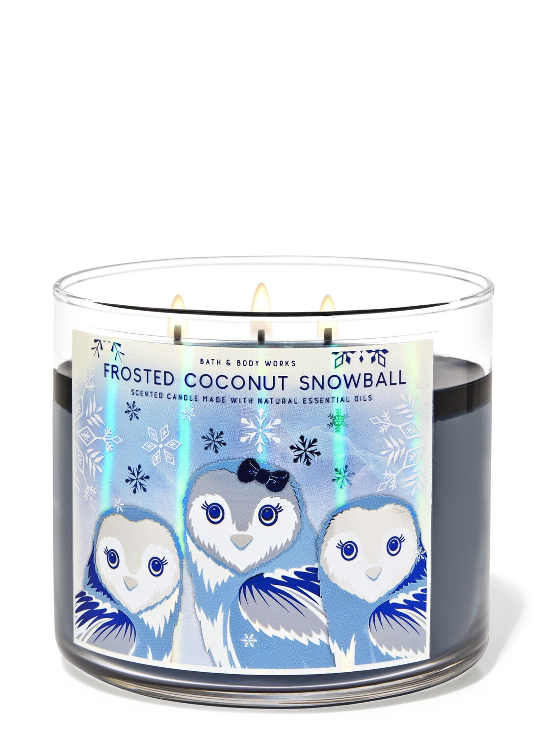 Frosted Coconut Snowball 3-Wick Candle 14.5 oz / 411 g New - Walmart.com