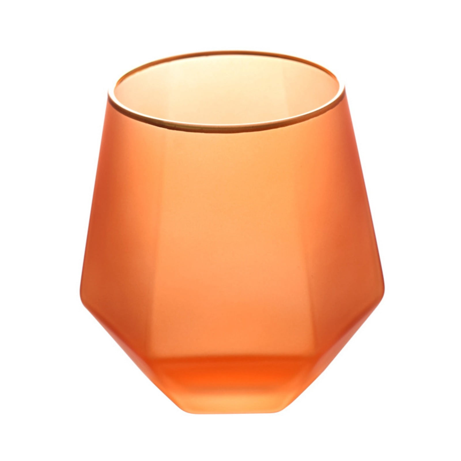 Frosted Colored Diamond Glass Cup, Frosted Glass Cup, Wine Glass Cup ...