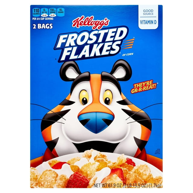 Frosted Flakes Cereal, Original, 31 Oz, 2 Ct - Walmart.com