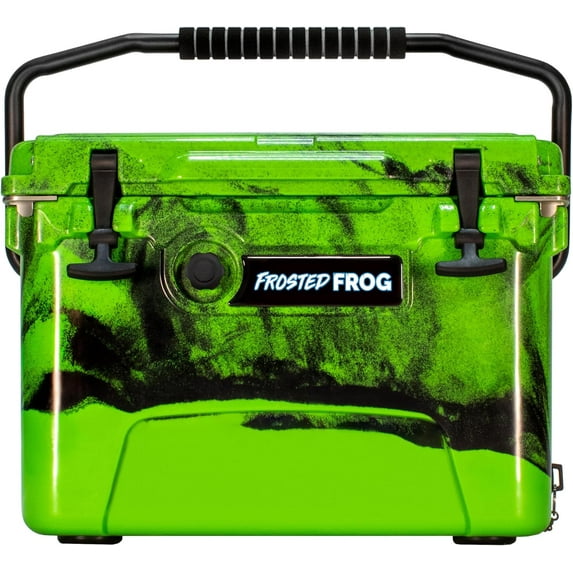 Frosted Frog Camo 20 Quart Ice Chest Heavy Duty High Performance Roto ...