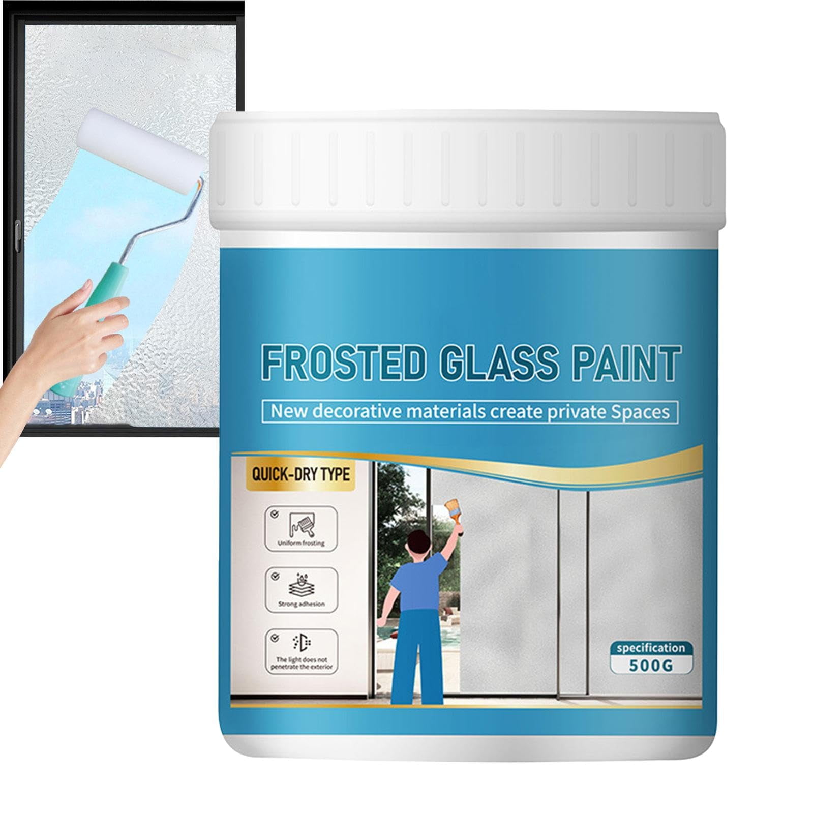 Frosted Glass Paint For Window 500g Frosted Glass Window Film ...