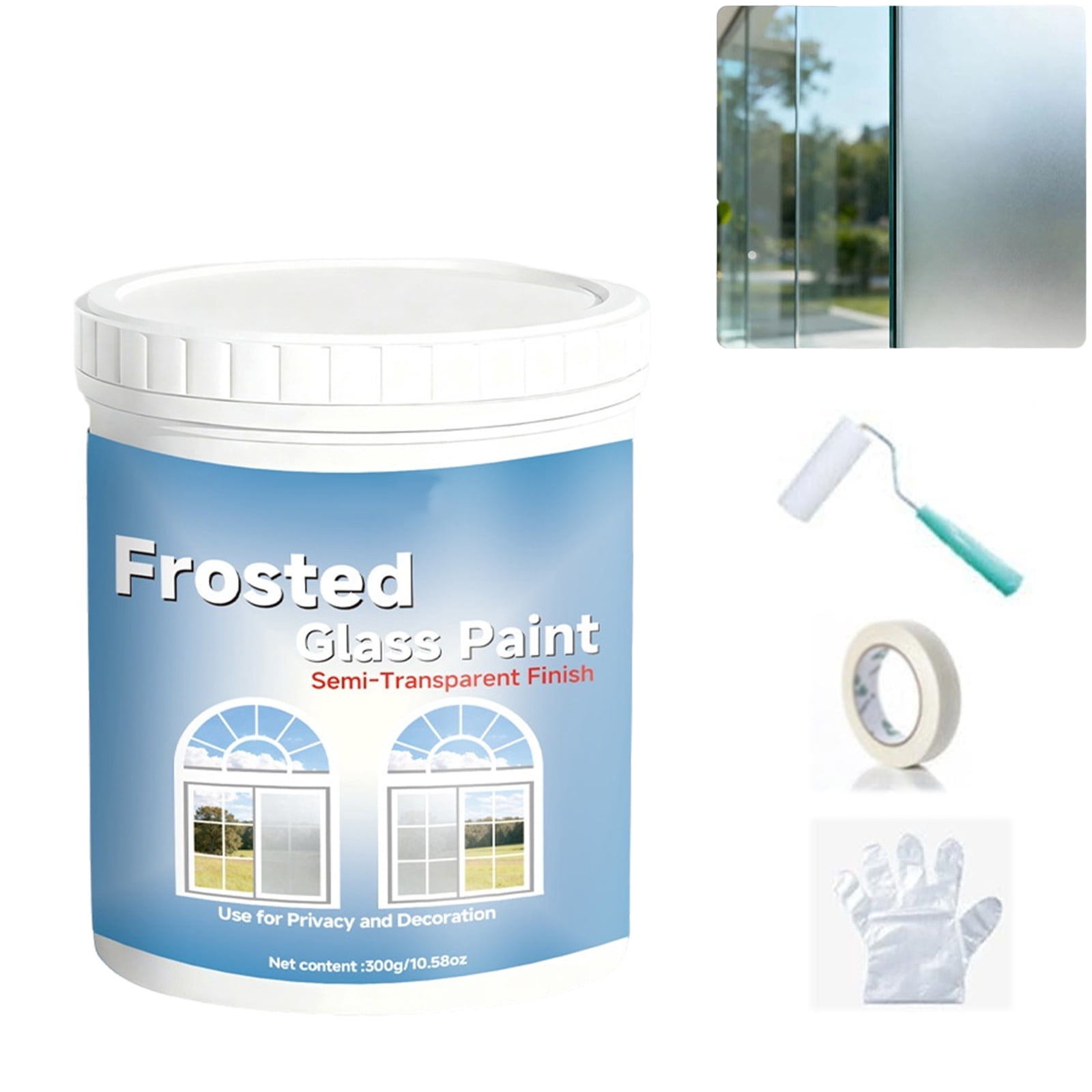 Frosted Glass Paint for Privacy, Window Privacy Film for Bathroom ...