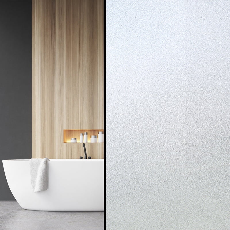 Frosted Glass Sticker Transparent Opaque Bathroom Toilet Office Window ...