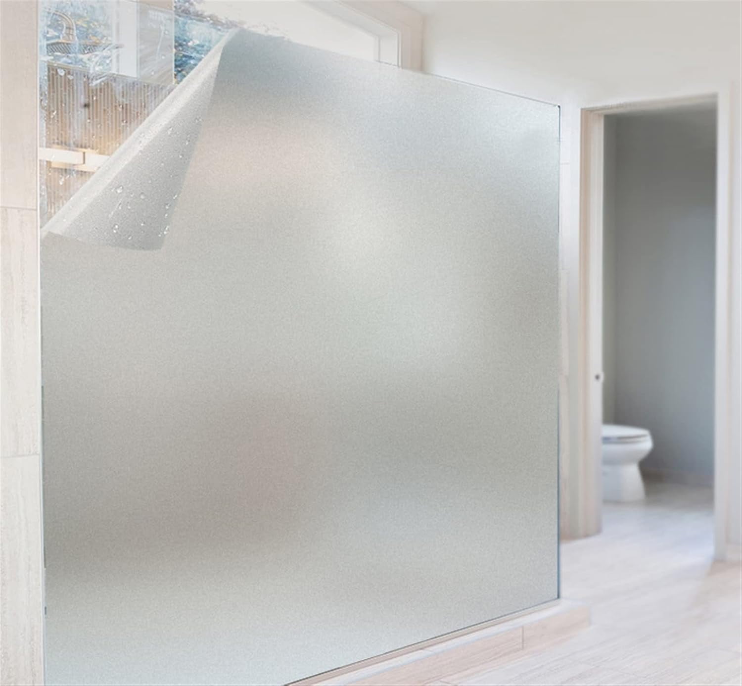 Frosted Glass Window Film, Window Privacy Film, Static Cling Removable ...