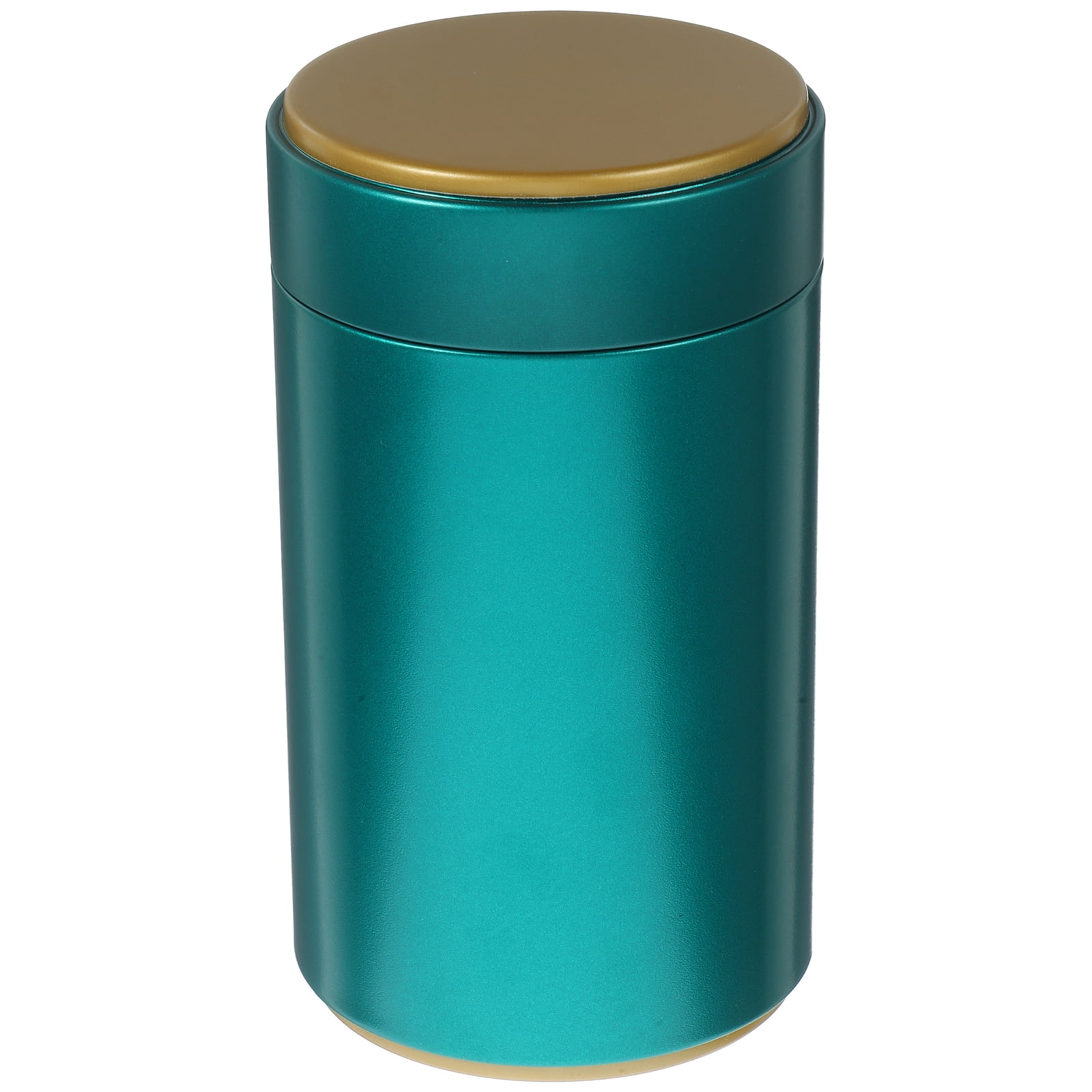 Frosted Iron Tea Metal Container with Lid Loose Organizer Airtight Tins ...