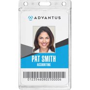 C-Line Name Badge Kits, Top Load, 3 1/2 x 2 1/4, Clear, Combo Clip/Pin ...