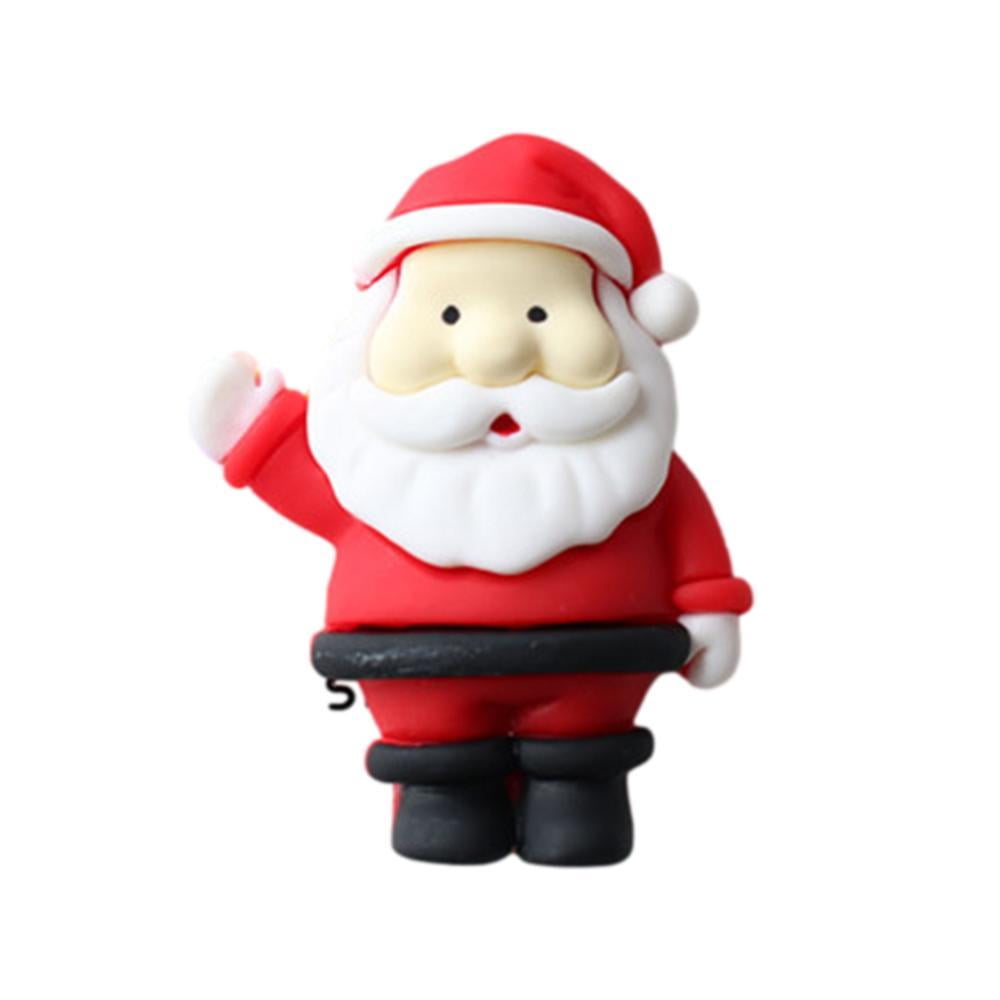 Frosted Santa Claus Large Santa Claus Christmas Tree Snowman Cream Glue ...