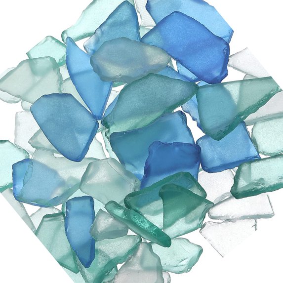 Frosted Sea Glass Aquarium Accent For Creative Fish Tanks Scaping And ...