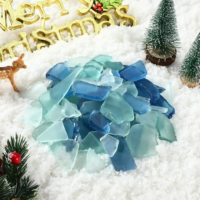 Frosted Sea Glass for Crafts,Seaglass Pieces Decor,Bulk Broken Glass ...