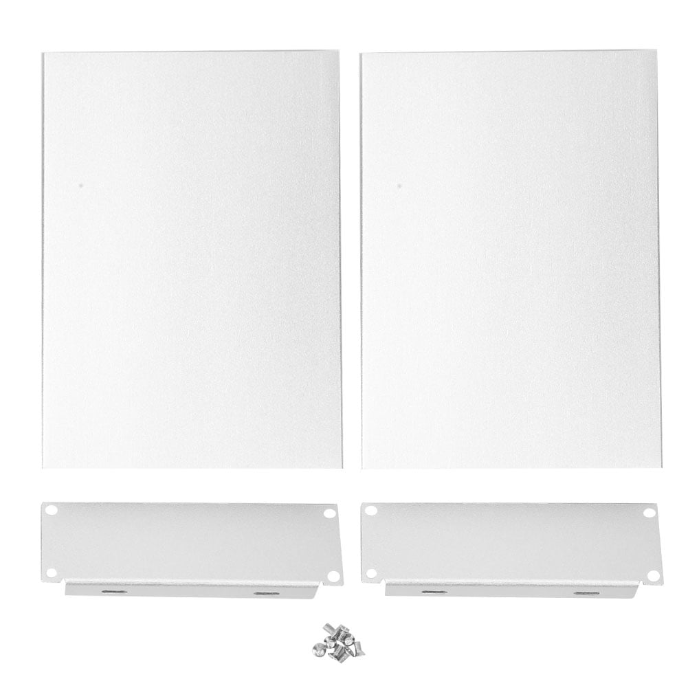Frosted Silver-White Aluminum Cooling Case, 33 x 114 x 160mm, Split ...