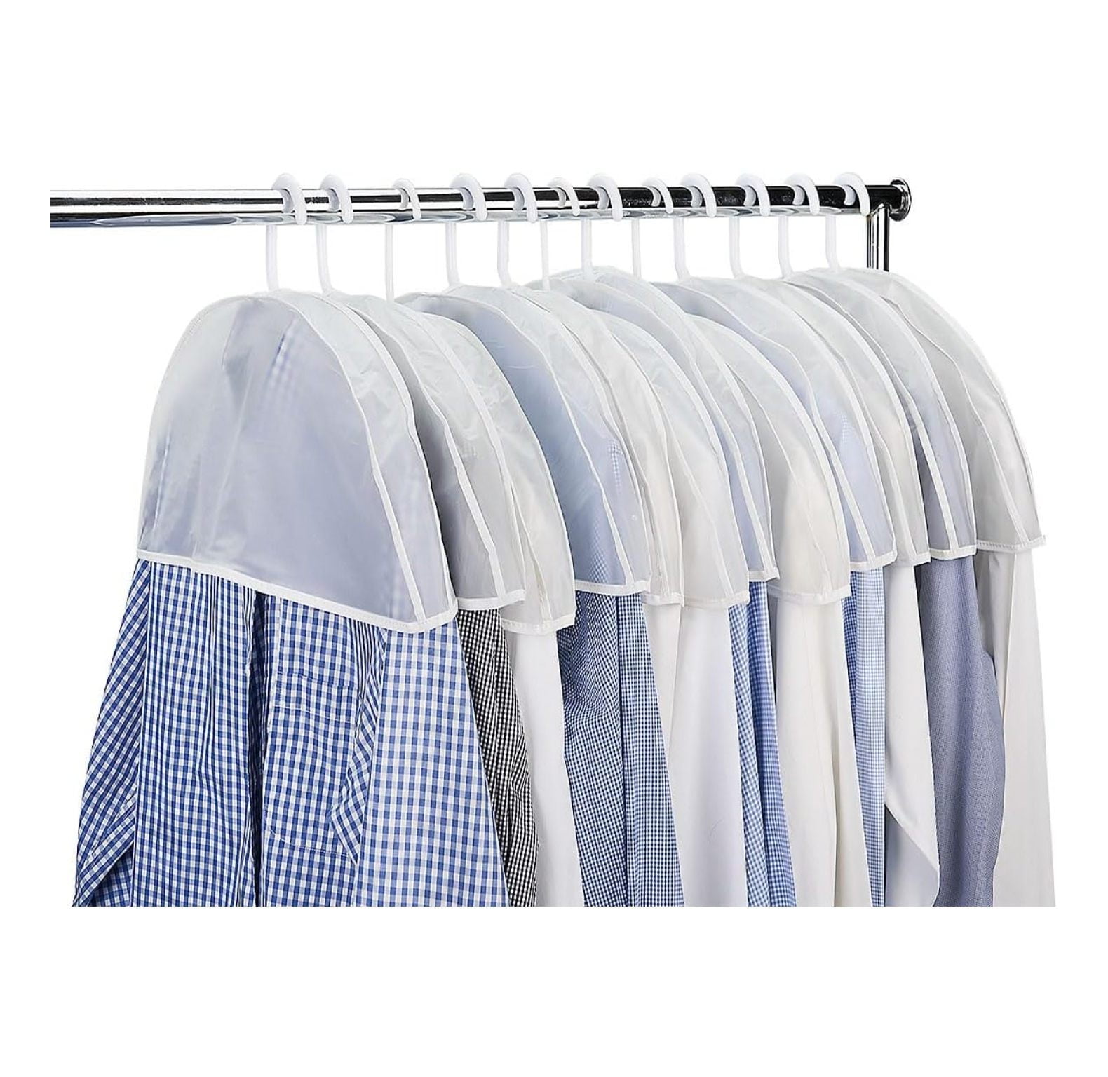 Frosted Vinyl Coat, Suit Shirt & Dress Shoulder Covers- Wardrobe ...