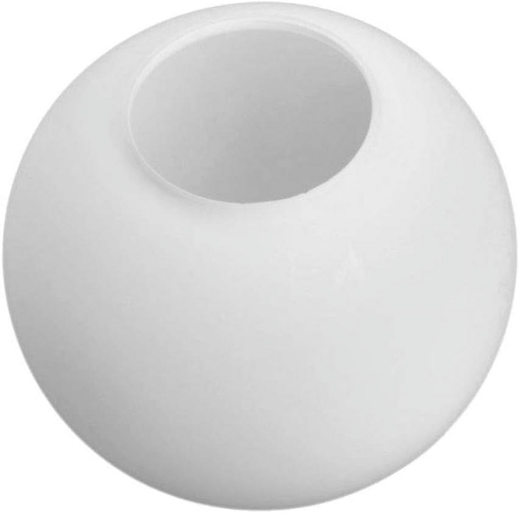 Frosted White Glass Globe Lamp Shade Replacement Milk Glass Ball ...