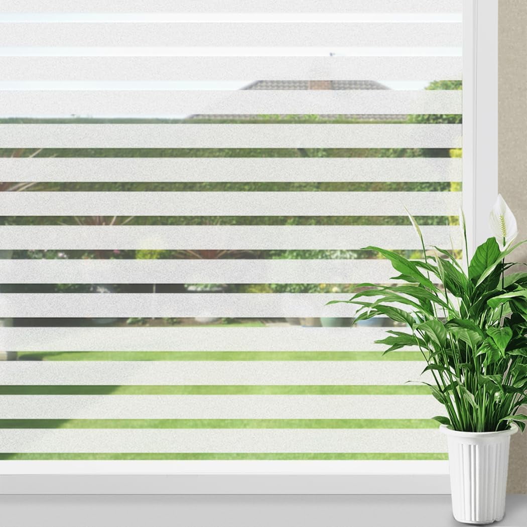 Frosted Window Privacy Film Sun Blocking Frosted Glass Window Film ...