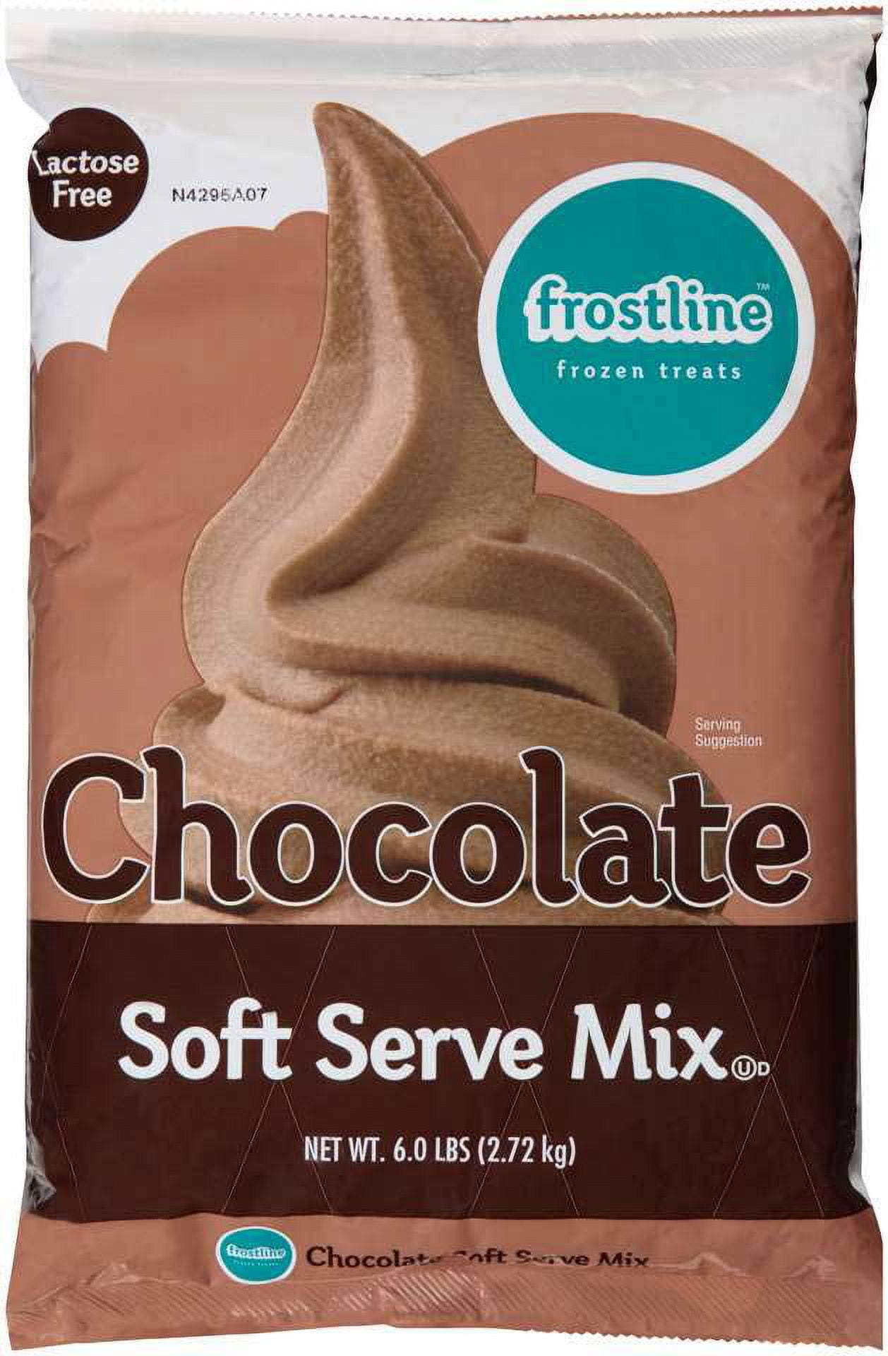 Frostline Chocolate Soft Serve Mix, Creamy Delight, 6 Pound Size ...