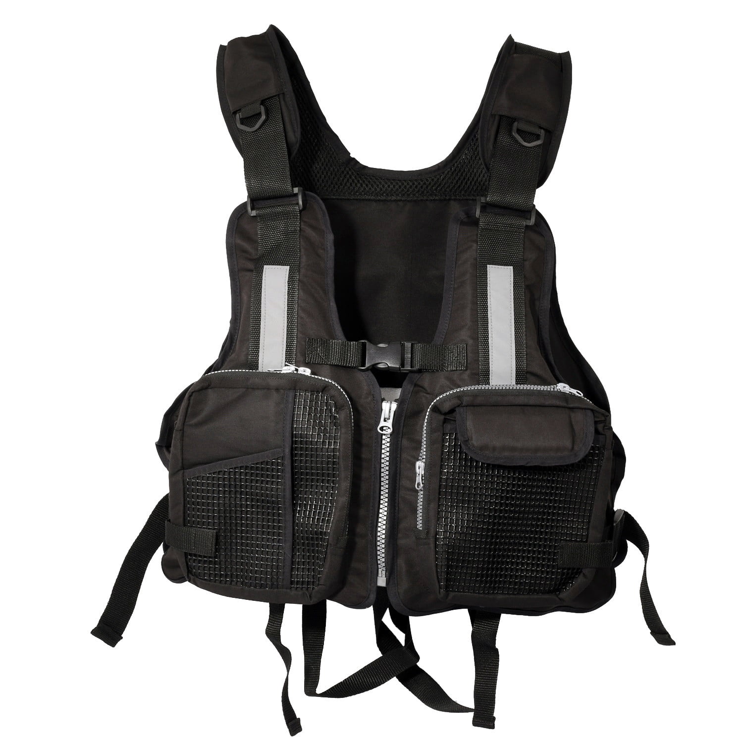 Frostluinai Adult Adjustable Life Jacket, Nylon Black - Walmart.com