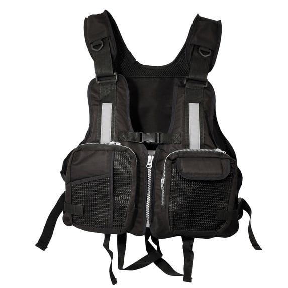 Frostluinai Adult Adjustable Life Jacket, Nylon Black - Walmart.com