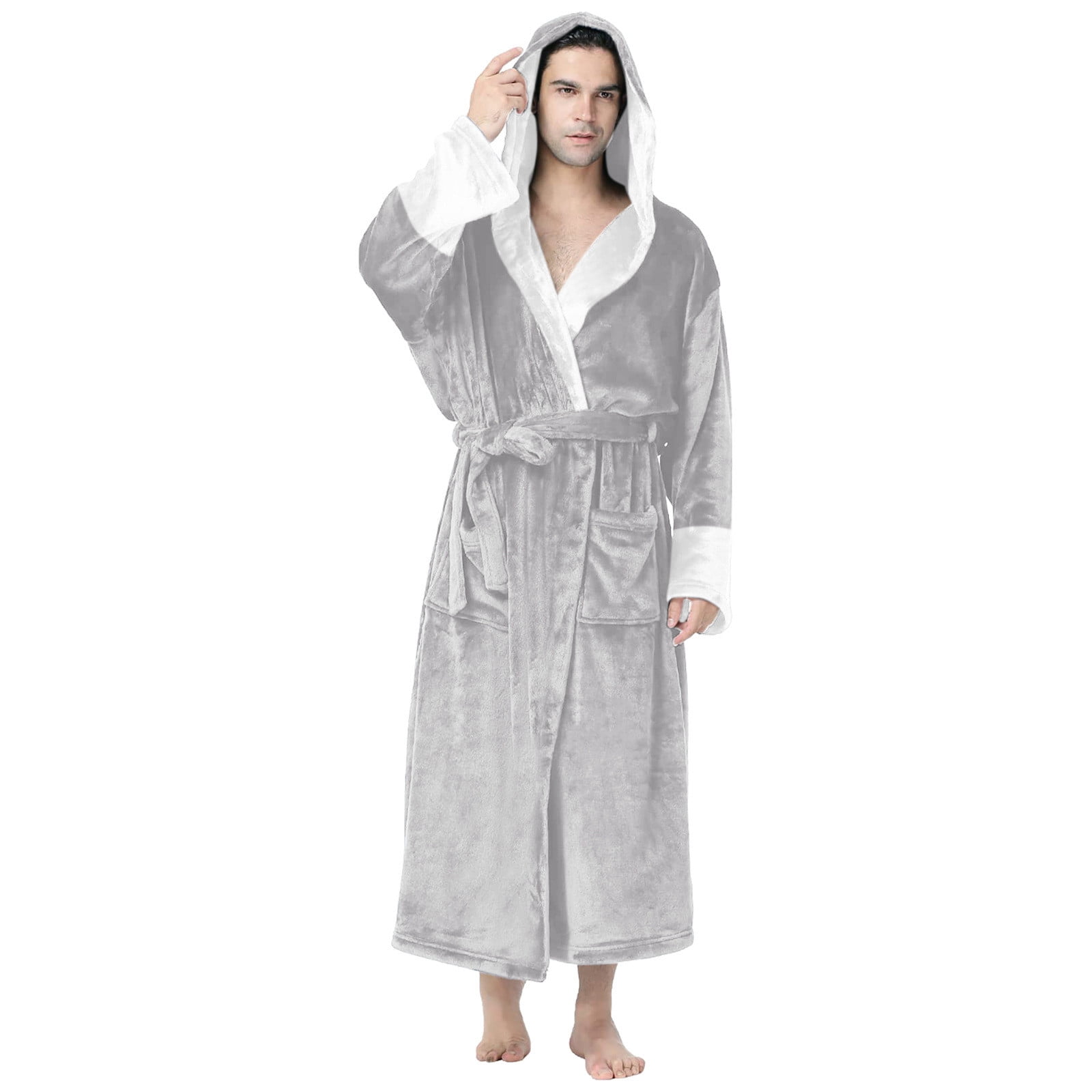 Frostluinai Bath Robes for Women Men 2023! Unisex Plus Size Fleece ...