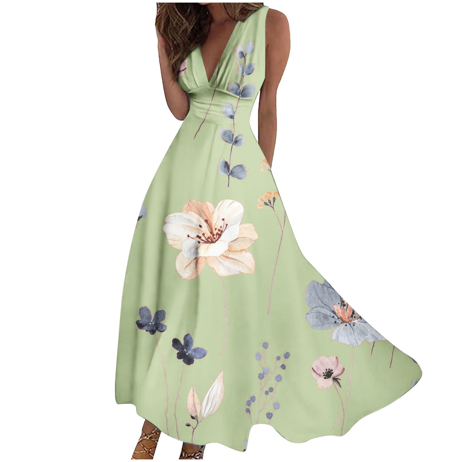 Frostluinai Fall Dress for Women 2023! Plus Size Cocktail Dress Wrap ...