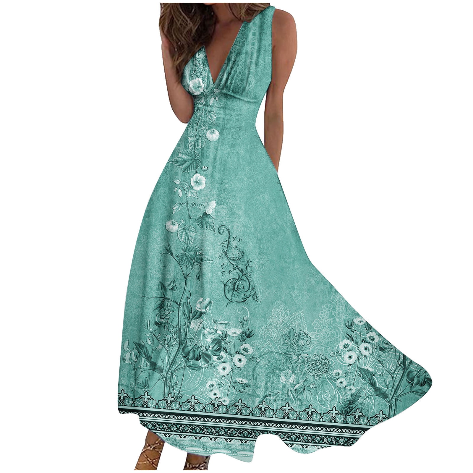 Frostluinai Fall Dress for Women 2023! Plus Size Cocktail Dress Wrap ...