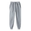 3 Pack: Women's Relaxed Fit Fleece Open Bottom Sweatpants Pockets ...