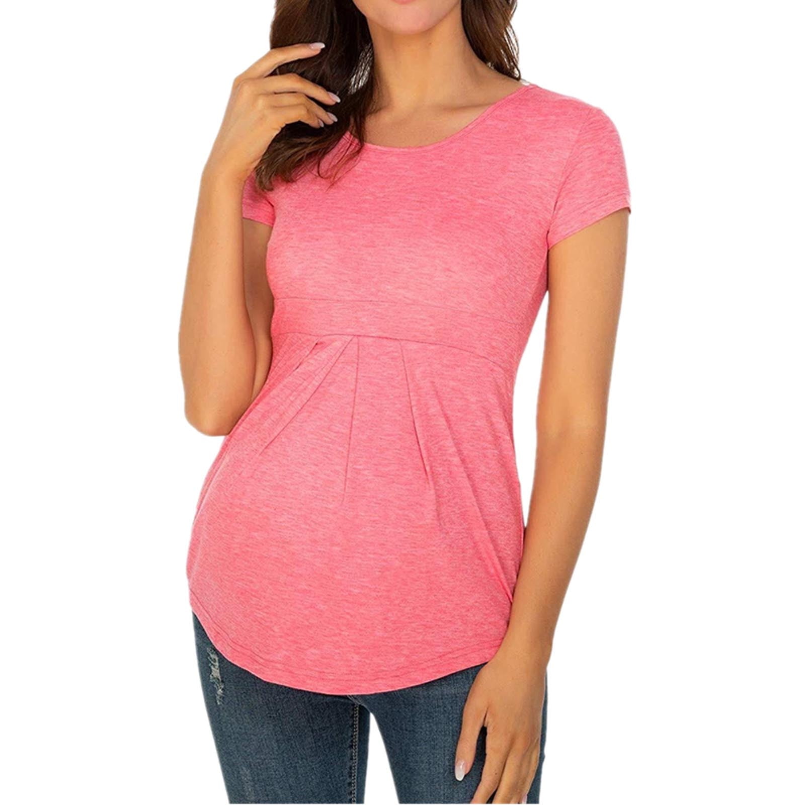Frostluinai Maternity Shirts,Women'S Maternity Tops Short&3/4 Sleeve ...