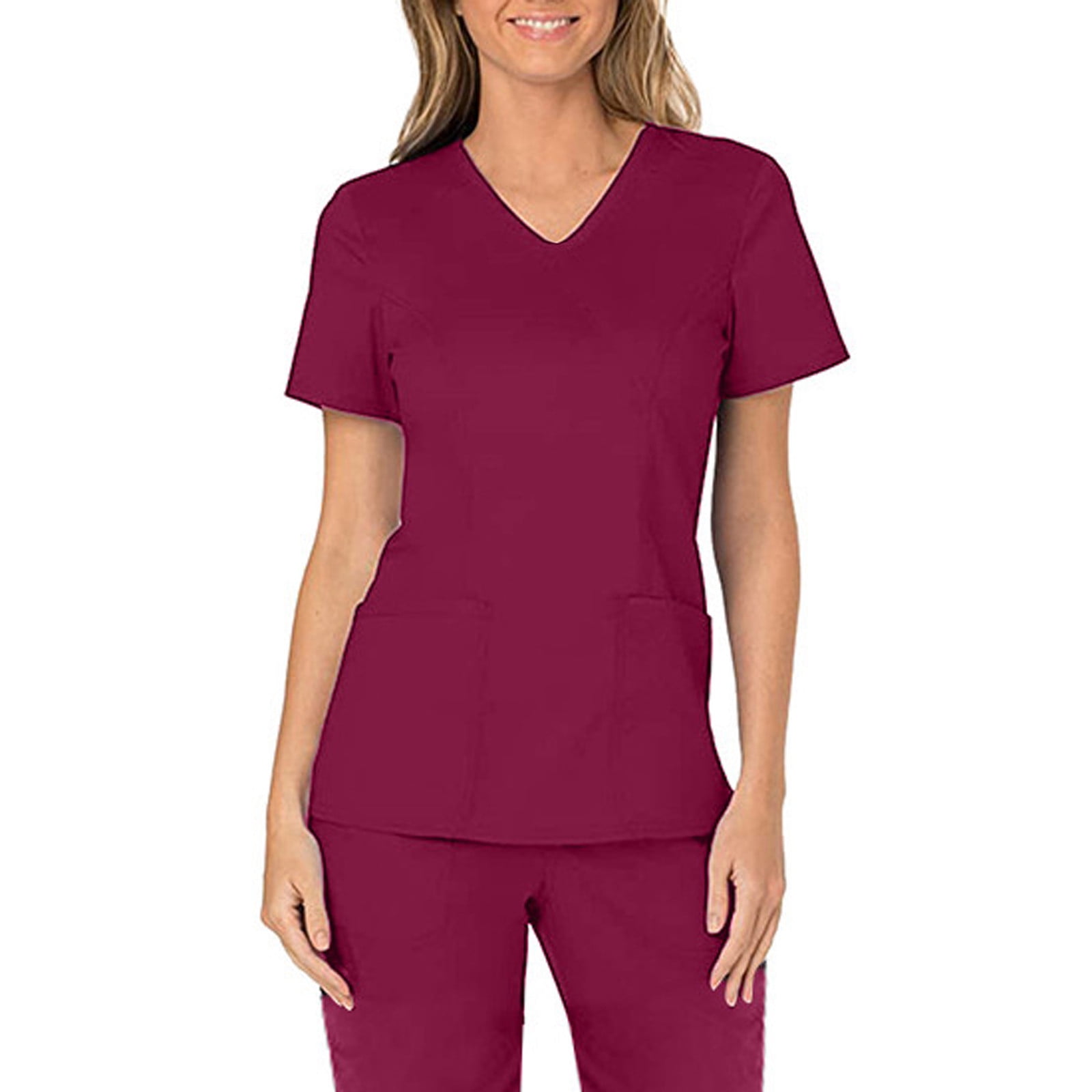 Customer reviews for Frostluinai Nursing Uniform For Womens Scrubs Tops ...