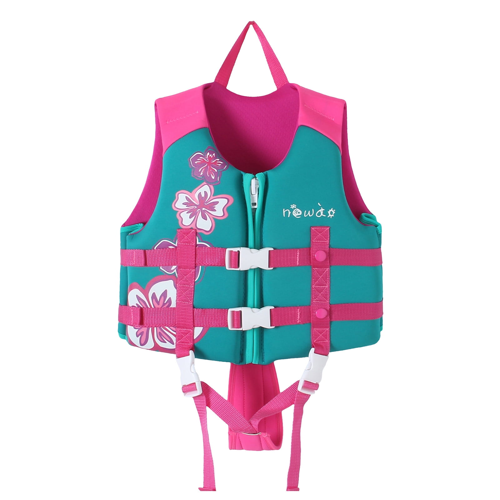 Frostluinai Toddler Life Jacket with Adjustable Strap, Pink, 1-9 Years ...