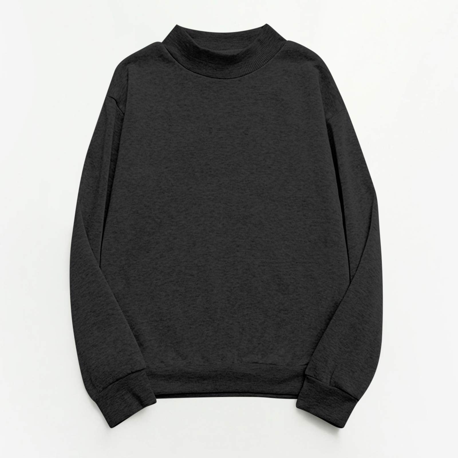 Frostluinai Womens Sweatshirts Mock Neck Lounge Sweat Shirts Long ...