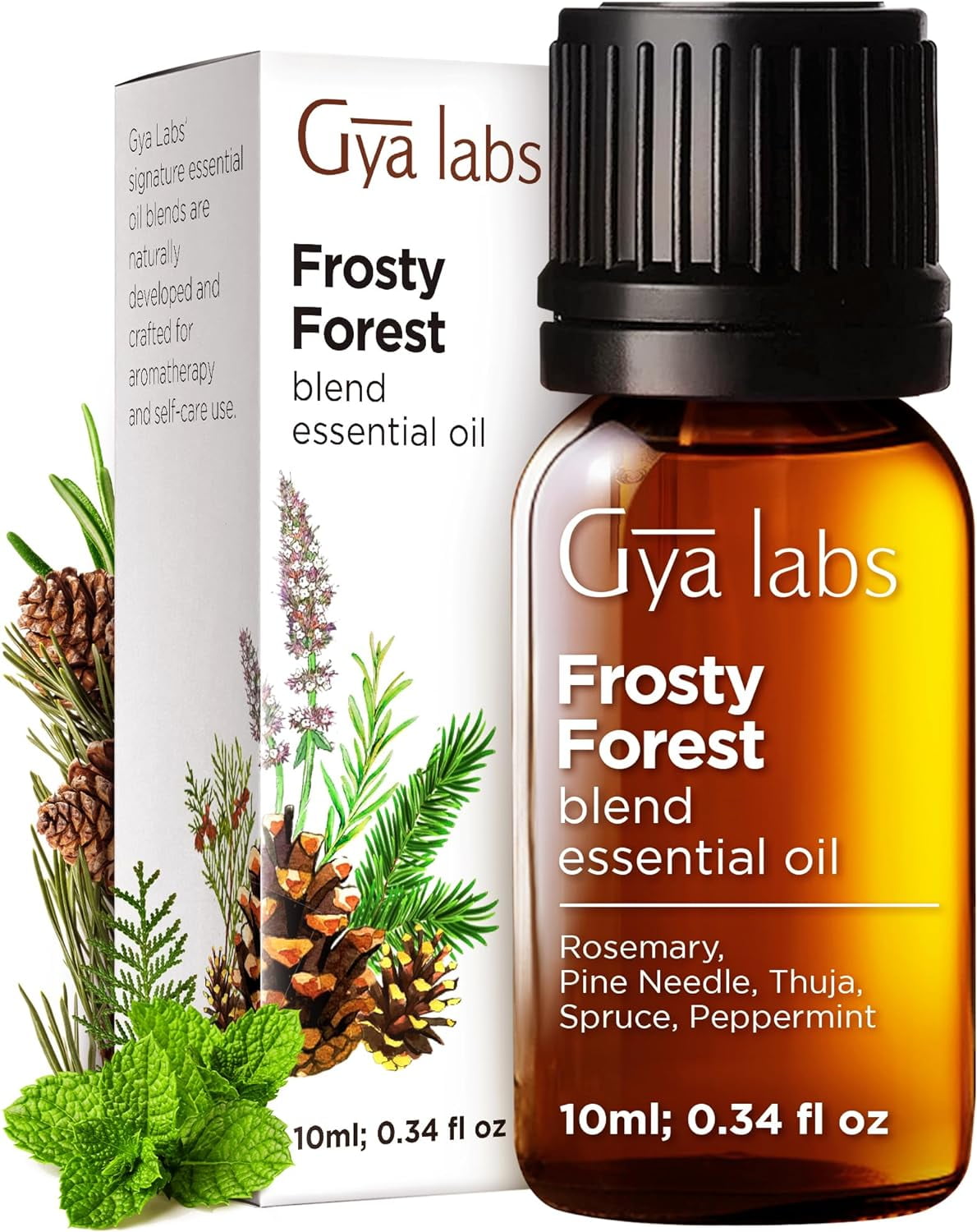 Frosty Forest Essential Oil Blend (0.34 fl oz) - Revitalizing ...