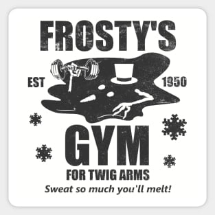 Frosty The Snowman - Frosty'S Gym For Twig Arms Sticker Phone Decal ...