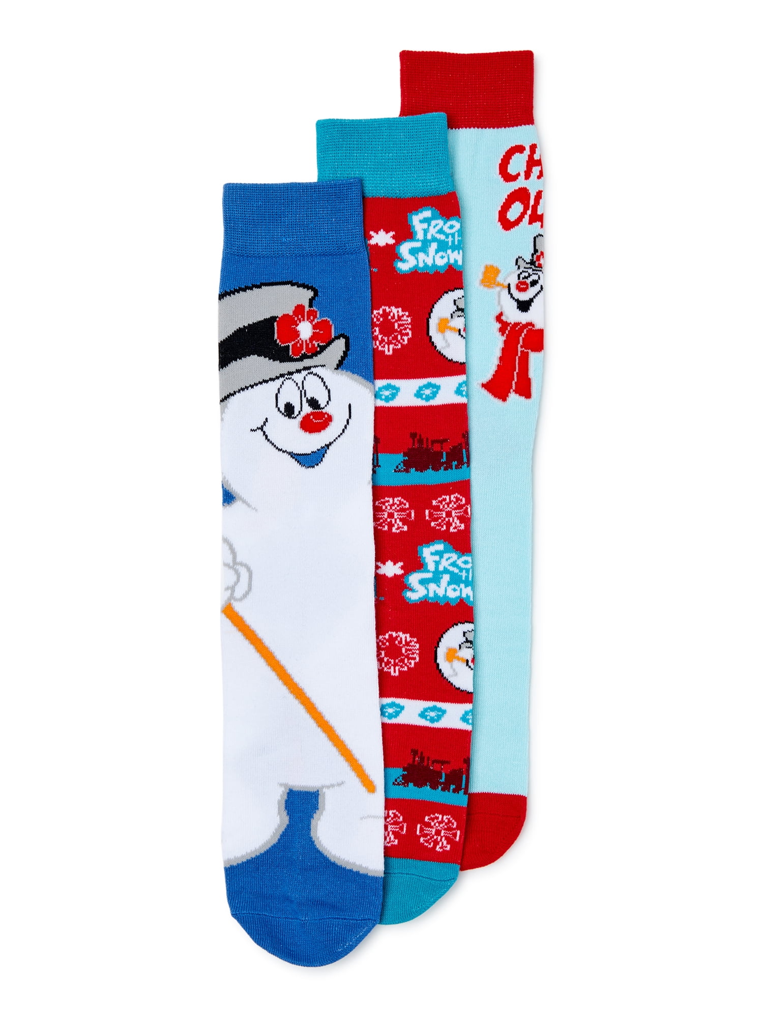 Frosty The Snowman Men's Socks, 3 Pack - Walmart.com