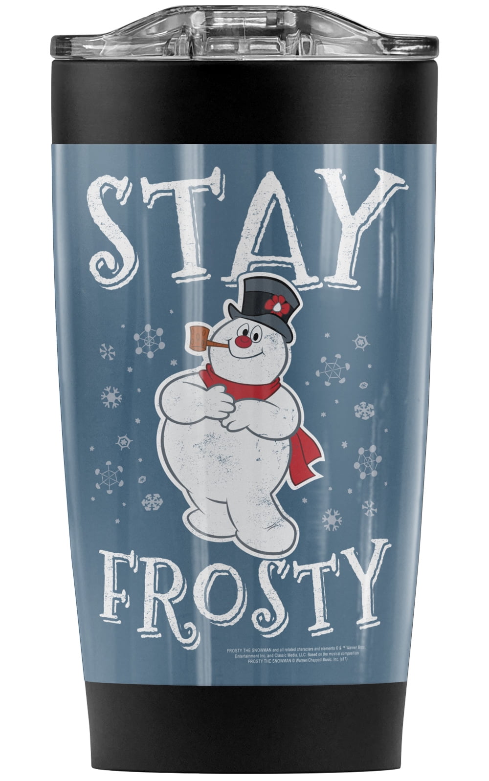 Frosty The Snowman Stay Frosty Stainless Steel Tumbler 20 oz Coffee ...