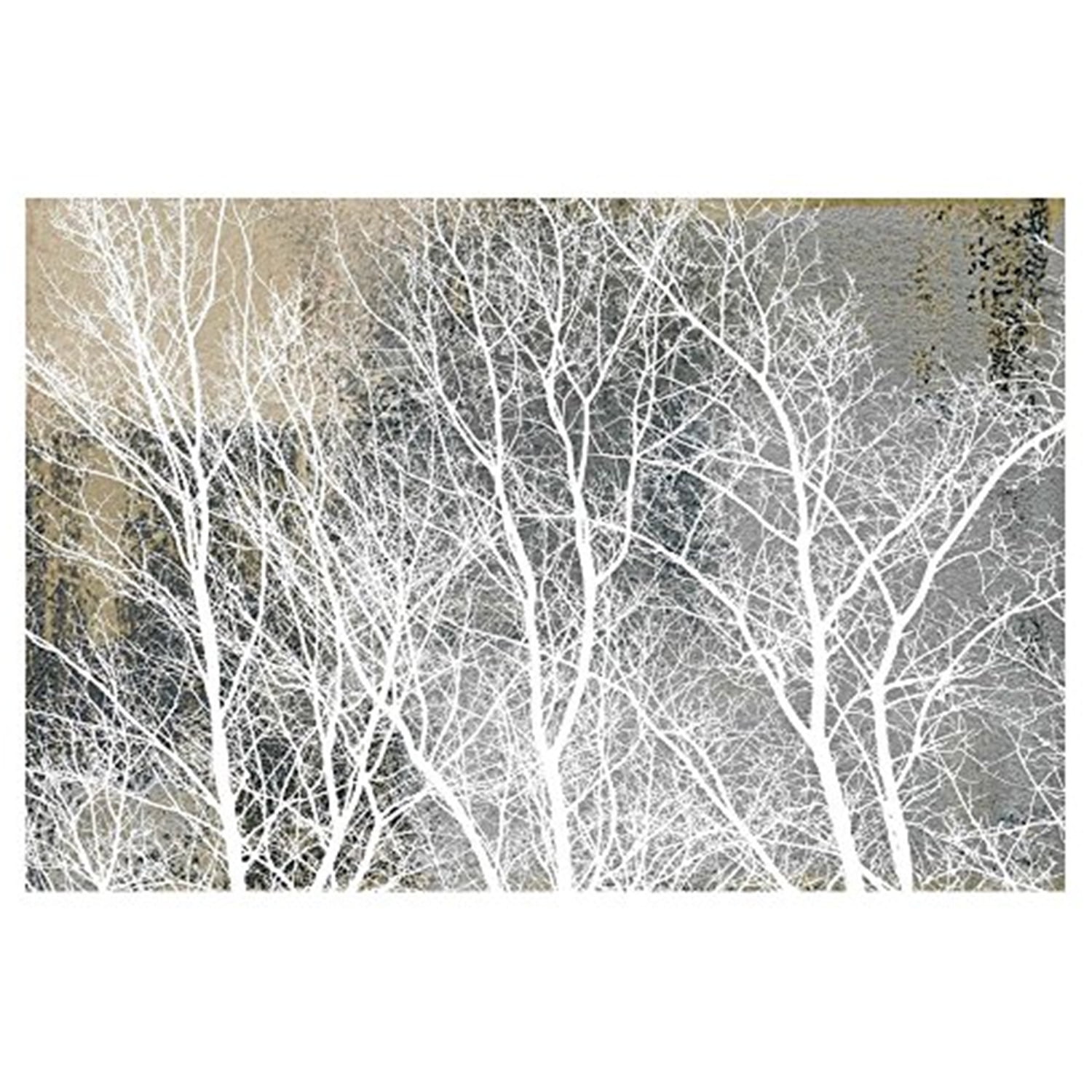 Frosty White Branches by Parvez Taj Painting Print on Wrapped Canvas - Walmart.com