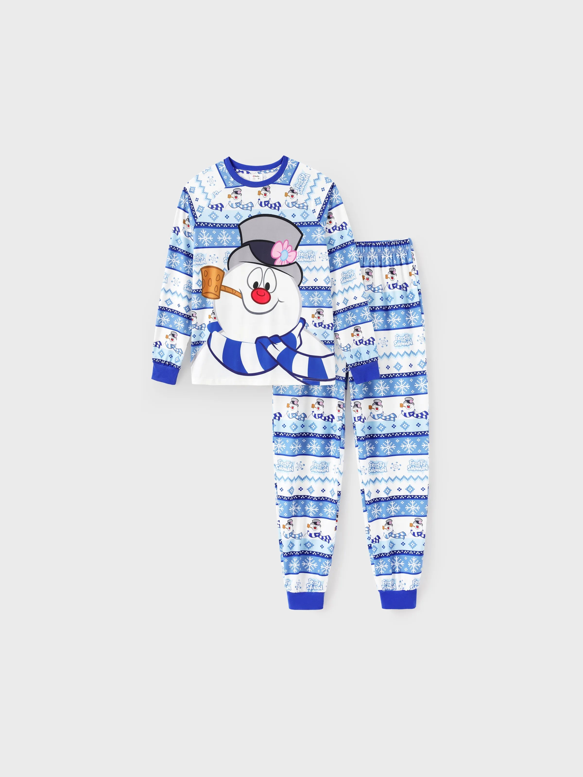 Frosty the Snowman Christmas Family Matching Pajamas Set - Walmart.com