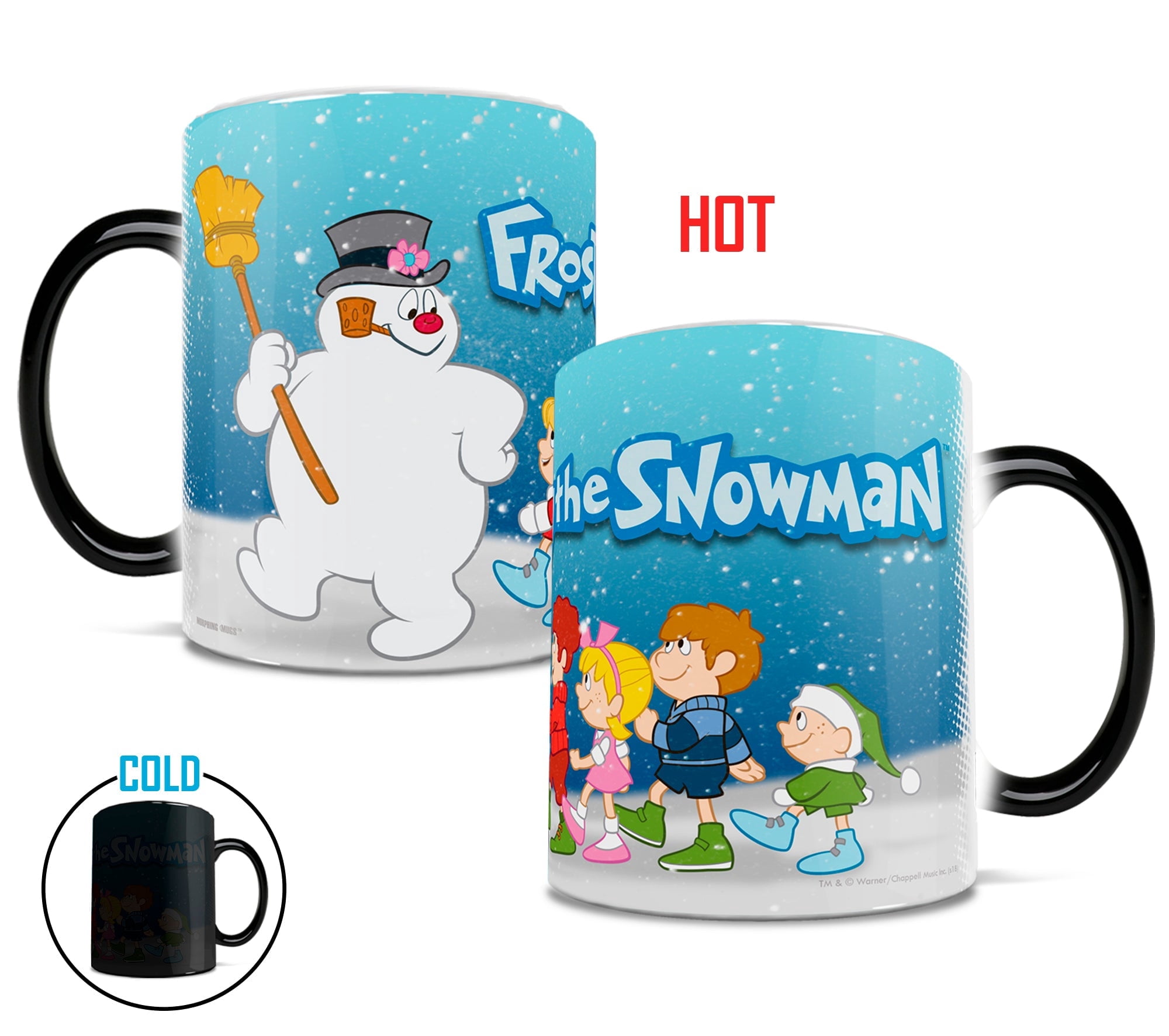 Trend Setters Frosty the Snowman & Kids Holiday Coffee Morphing Heat ...