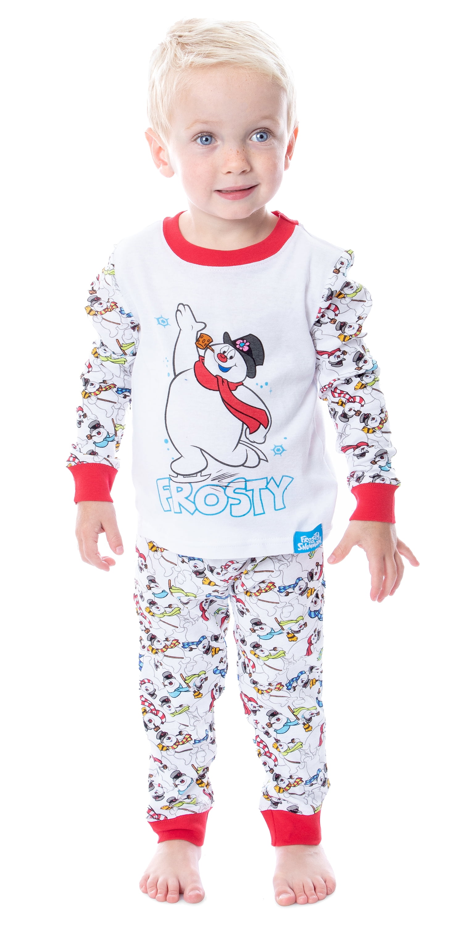 Frosty the Snowman Toddler Holiday Cotton Pajama Set - Walmart.com