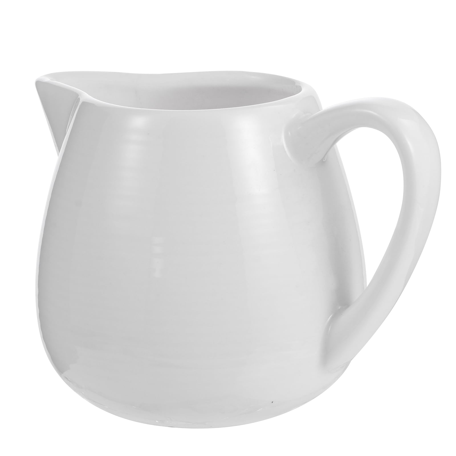 Frothing Pitcher Ceramic Frothing Pitcher Cup Creamer Syrup Pitcher ...