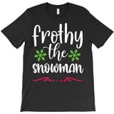 Frothy The Snowman Funny Christmas Holiday Beer Parody Graphic H58312 ...
