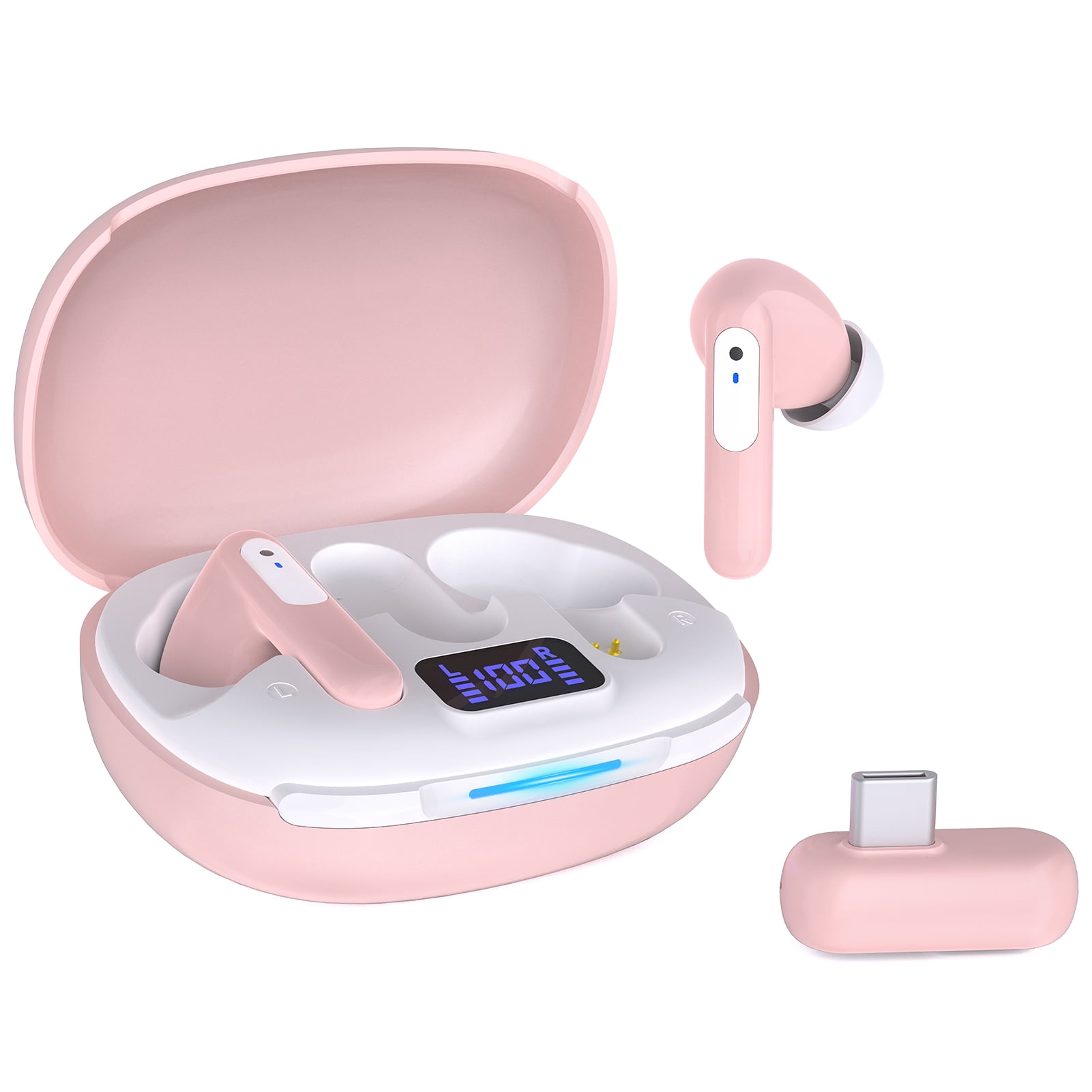 Froura Pink True Wireless Gaming Earbuds, PS5/PS4, 36H Playtime, Noise ...