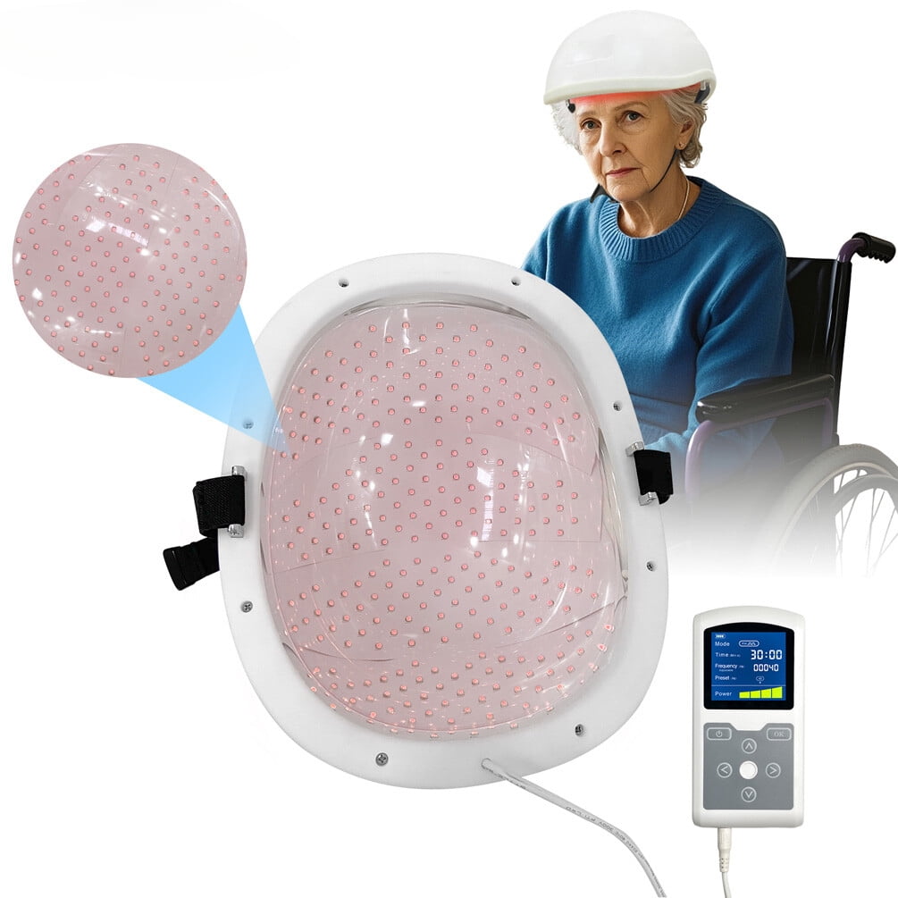 Frovab 810nm Brain Stimulation Helmet Red Infrared Light for Parkinson ...