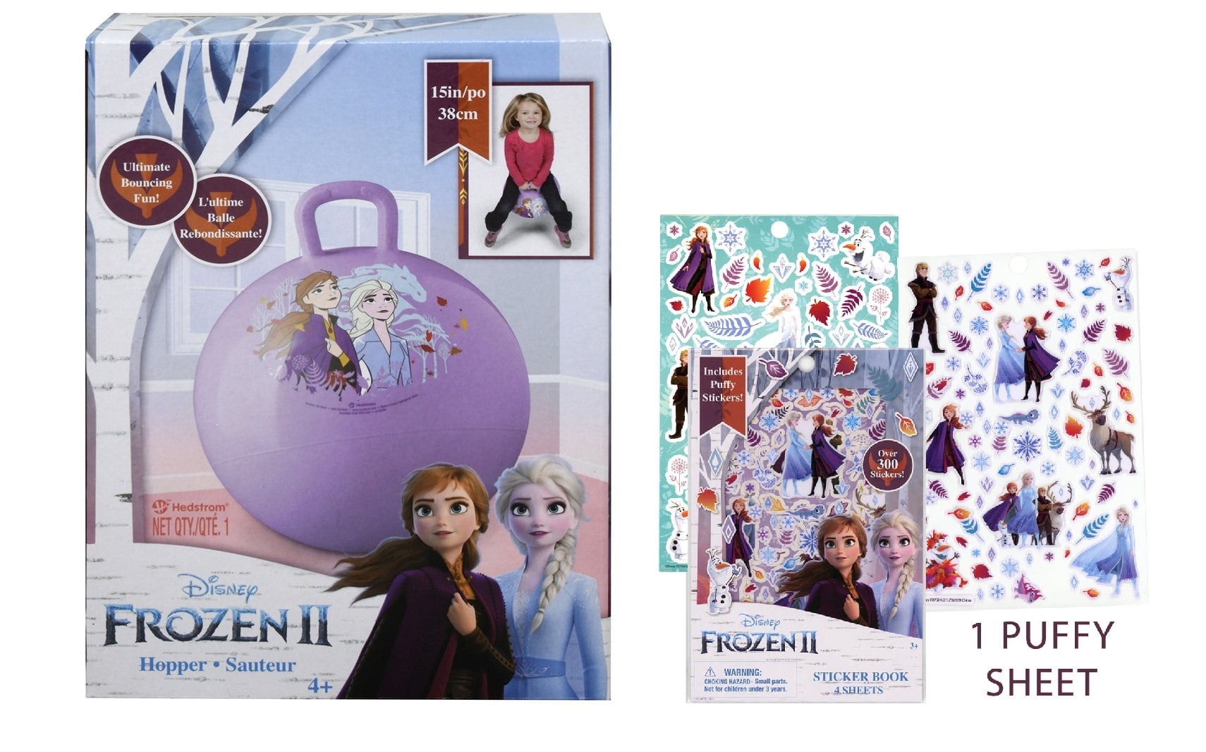 Frozen 15" Hopper Ball W/1 PC STICKER SET - Walmart.com