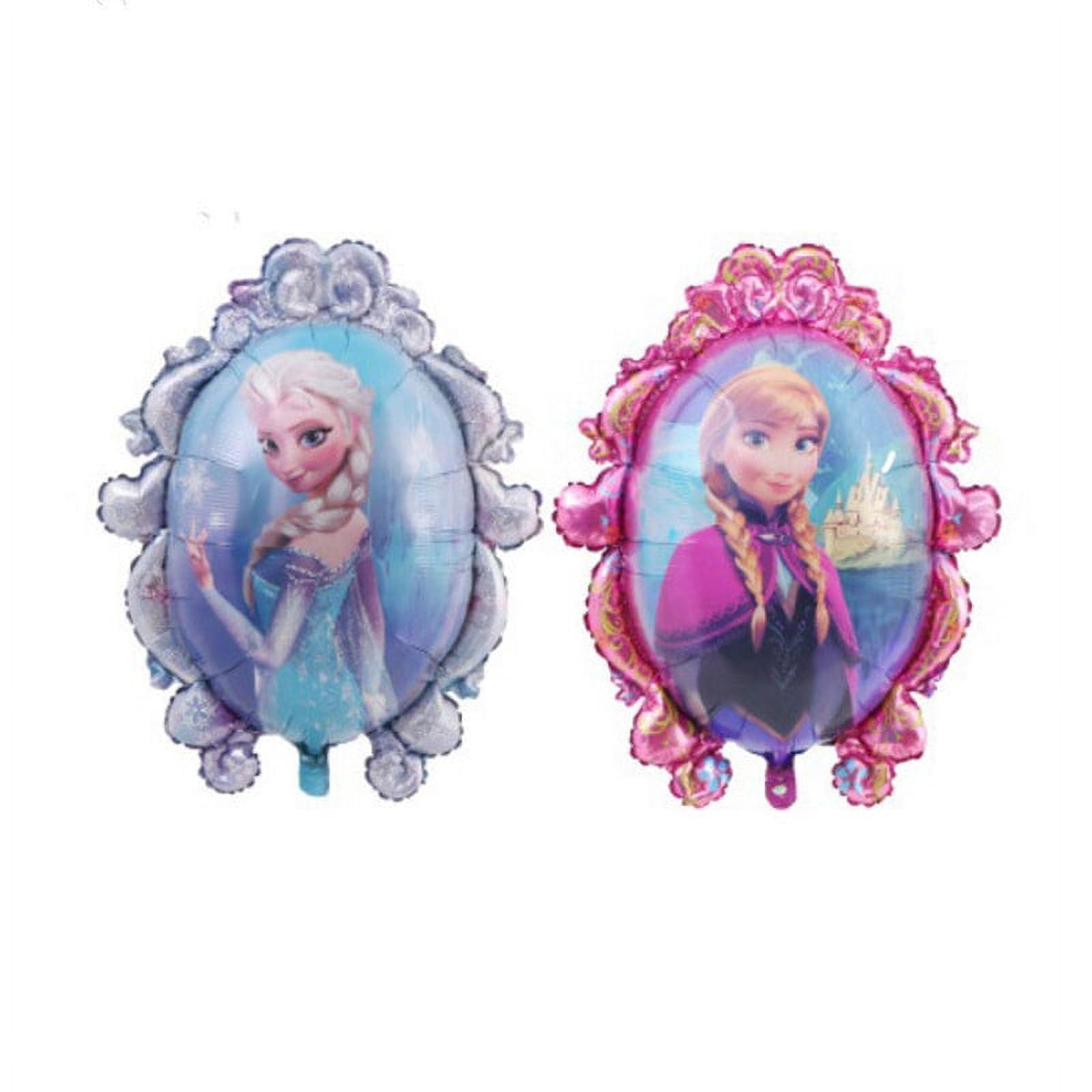 Frozen 18" Elsa and Anna Two Sides Foil Mylar Balloon Kids Birthday ...