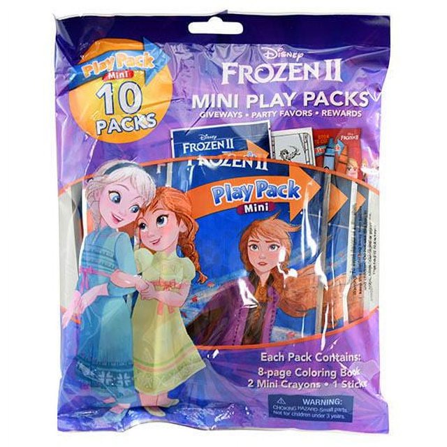Frozen 2 10pk Mini Play Packs in bag - Walmart.com