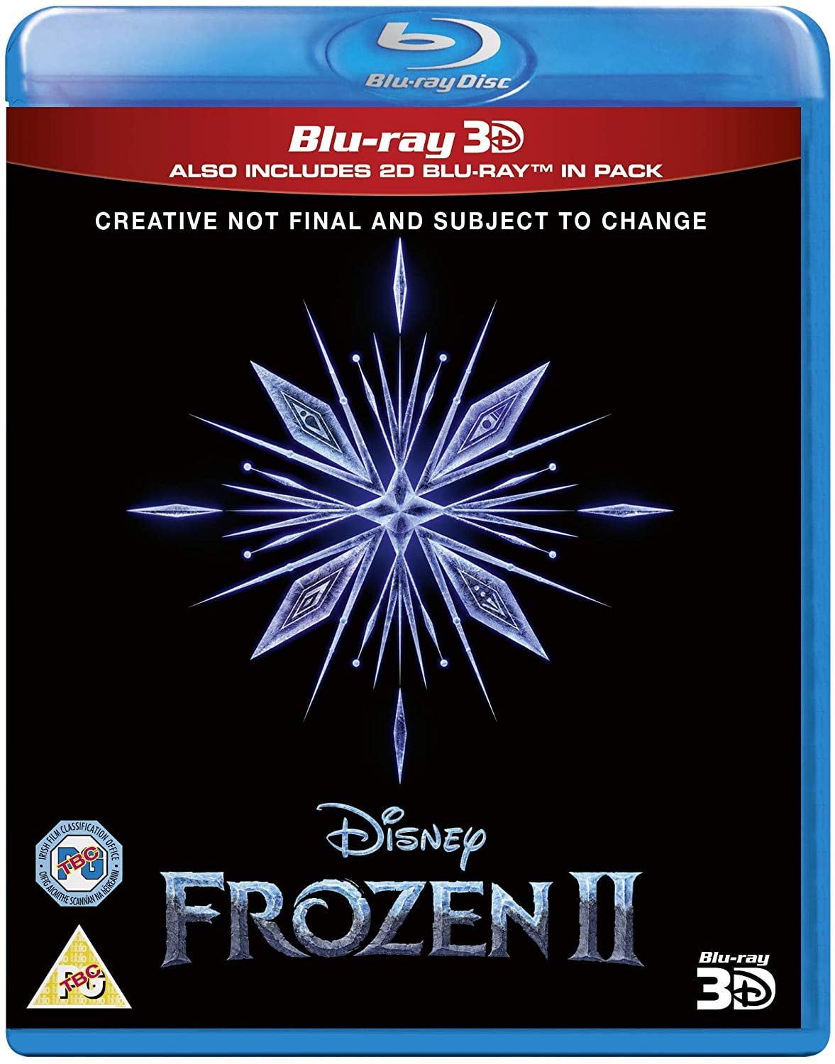 Frozen 3d Blu Ray Cover