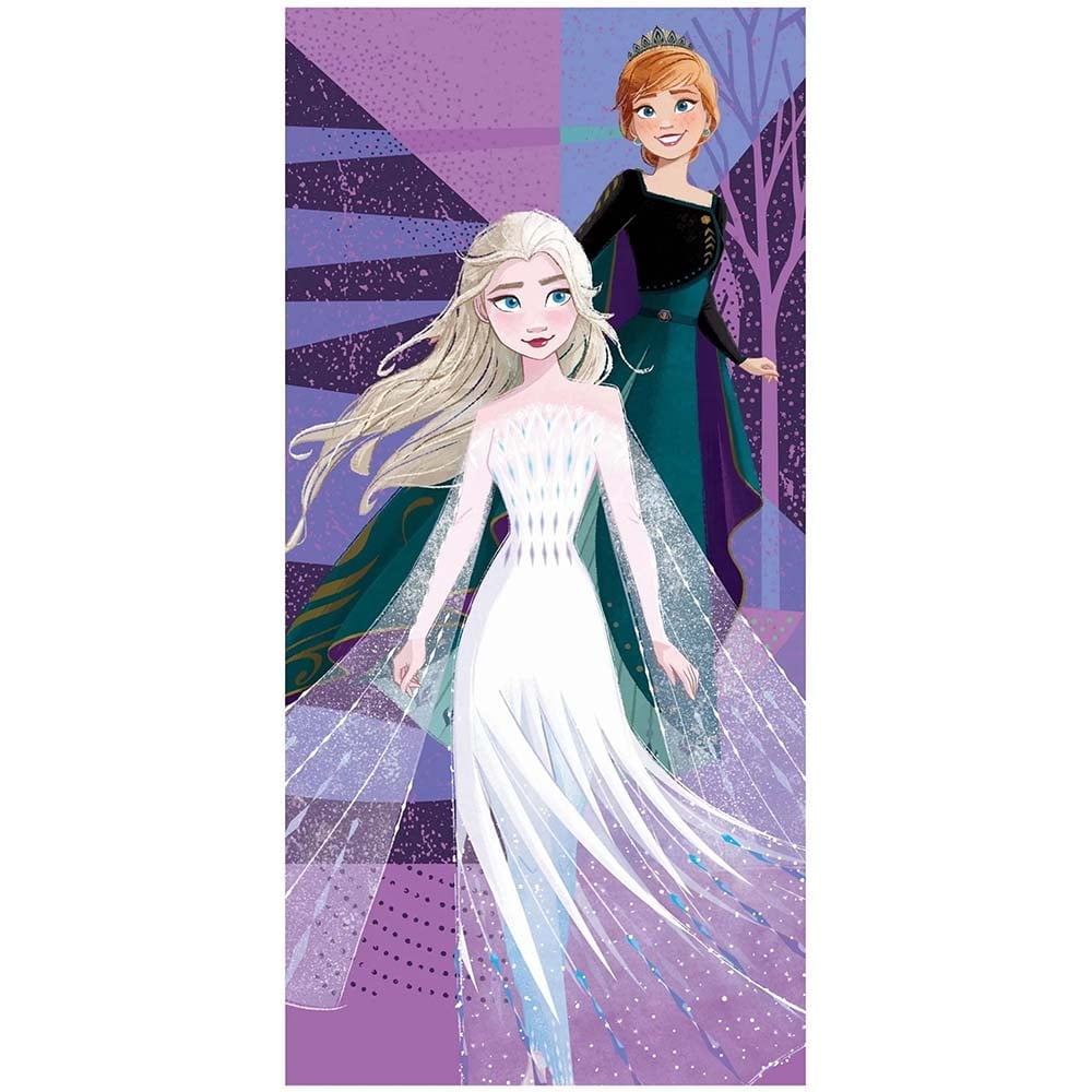 Frozen 2 Anna Elsa Cotton Beach Towel for Kids - 28"x58" - Walmart.com
