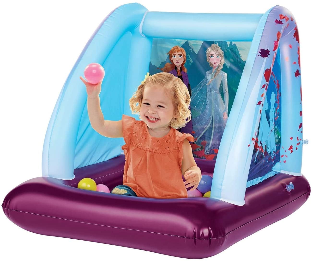 Frozen 2 Ball Pit Playland, 1 Inflatable & 15 Soft-Flex Balls - Walmart.com