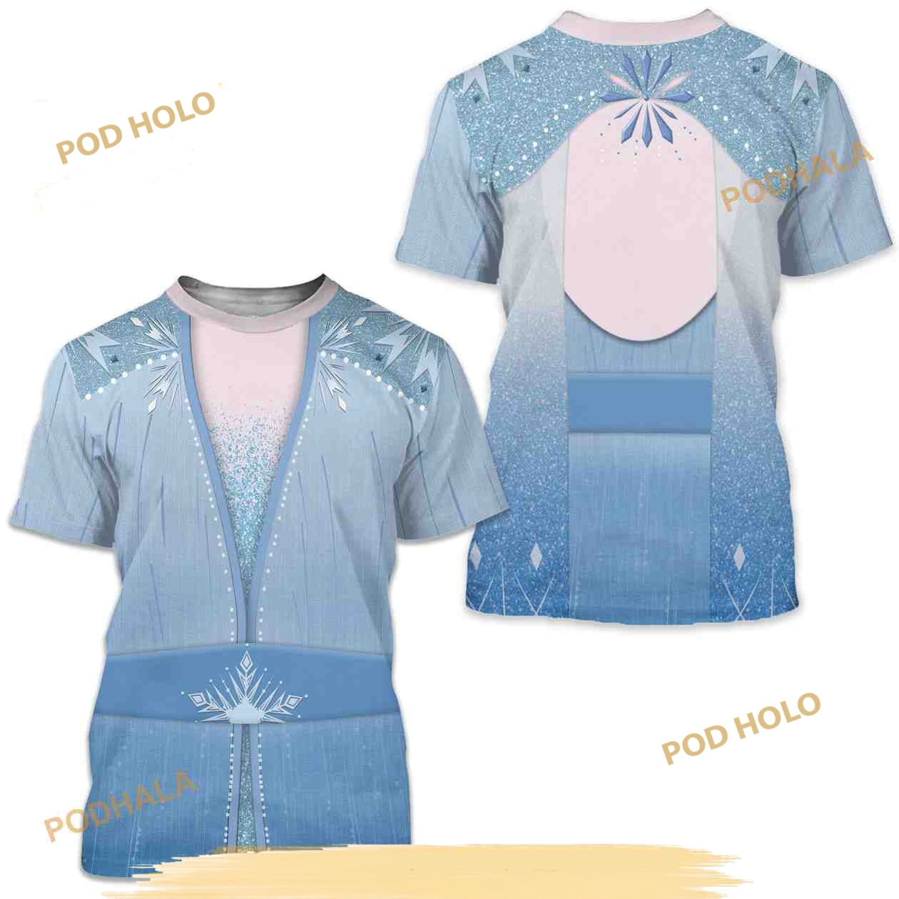 Frozen 2 Costume, Elsa, Elsa Costume, Elsa Frozen 3D Shirt - Walmart.com