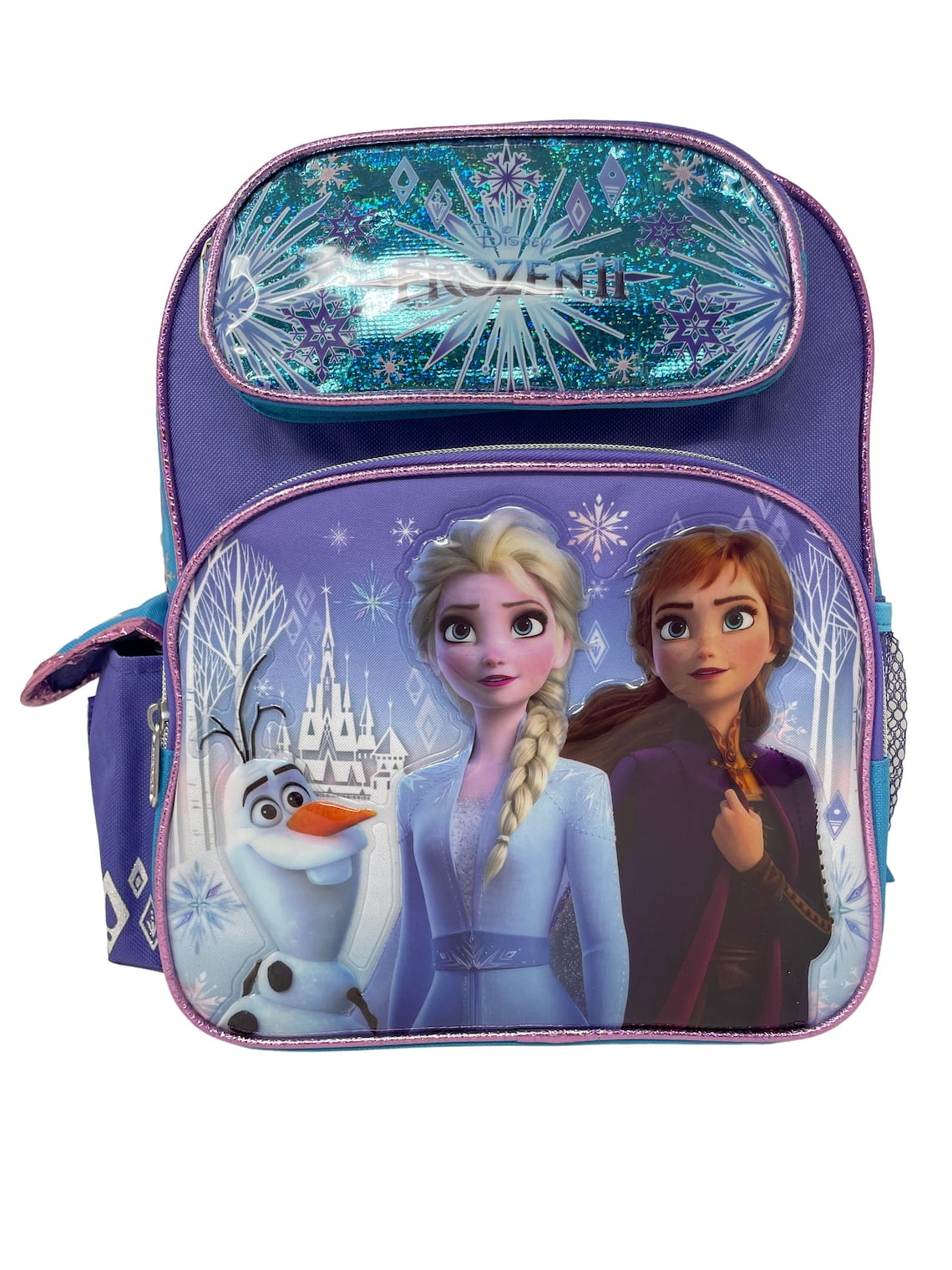 Frozen 2 Elsa & Anna 12" Toddler Backpack with Adjustable Straps and ...